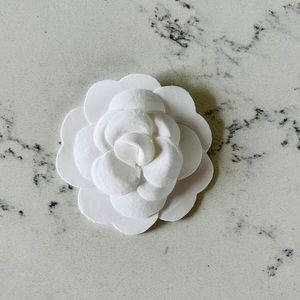 CHANEL | Other | Chanel White Authentic Camellia Flower | Poshmark
